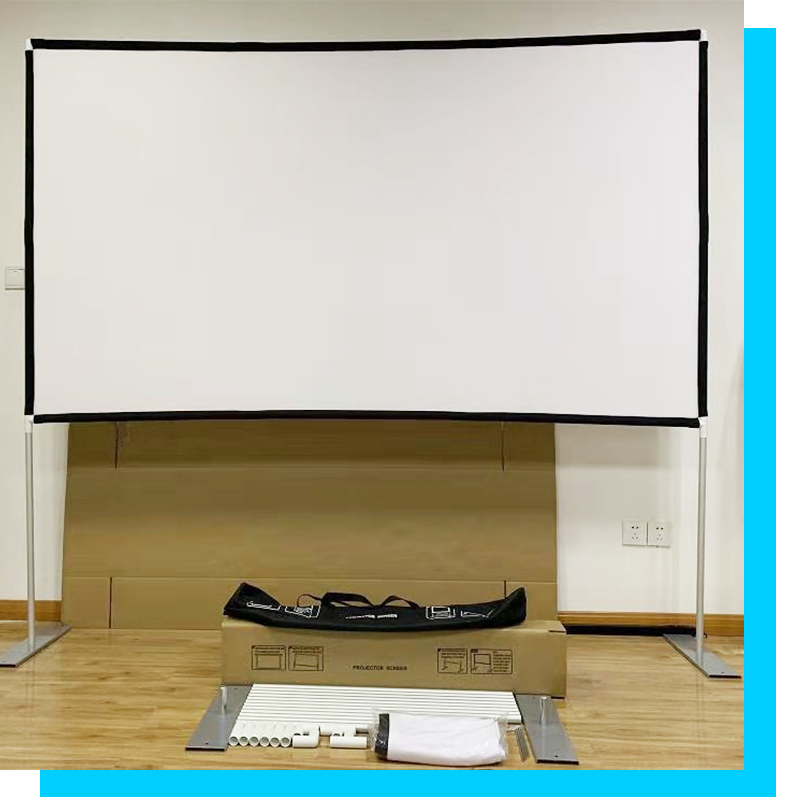 Easy Fast Fold Screen Projector Screen 170 View Angle，easy...